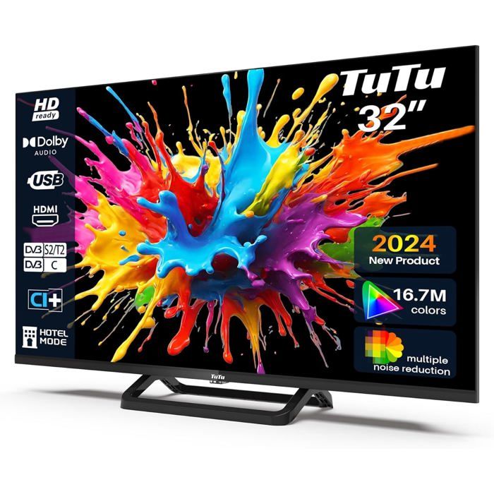 Téléviseur LED 32 pouces - SUTEO - 80 cm - HD Ready - Triple Tuner DVB ...