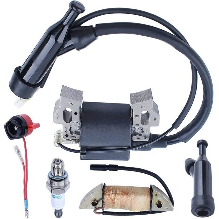 Kit de bobine de charge d'allumage pour Honda GX160 GX140 5,5 6,5 HP Tondeuse à gazon avec ...