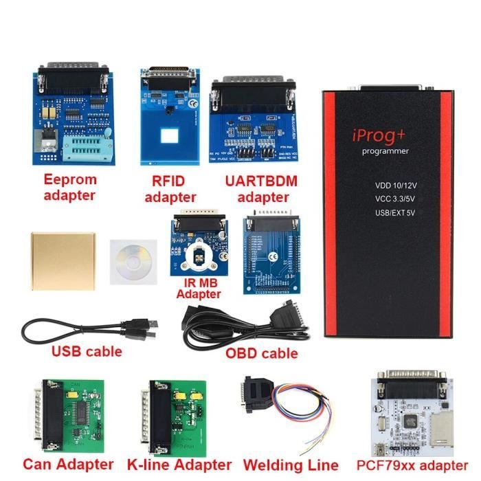 Outil de diagnostic - Iprog - Iprog Pro V87 - Support IMMO - Reset ...