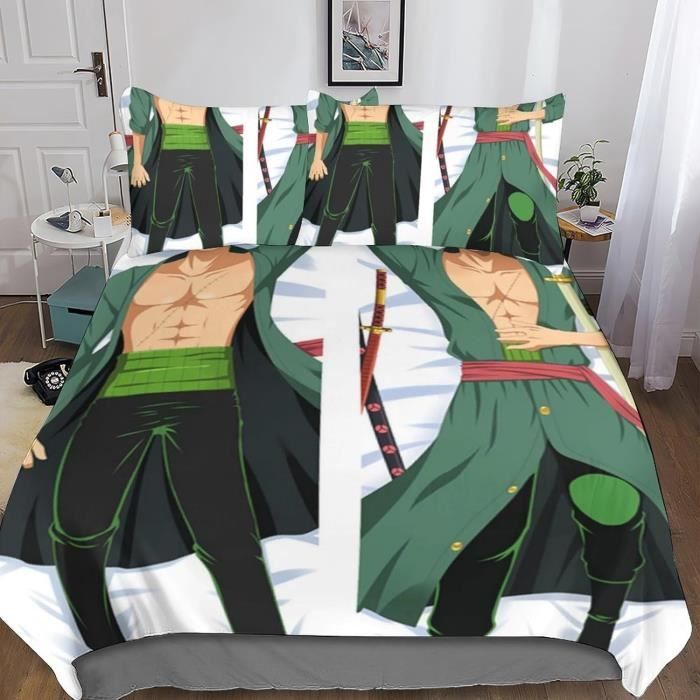 Roronoa Zoro Parure De Lit Avec Housse De Pirate Hunter Couette En ...