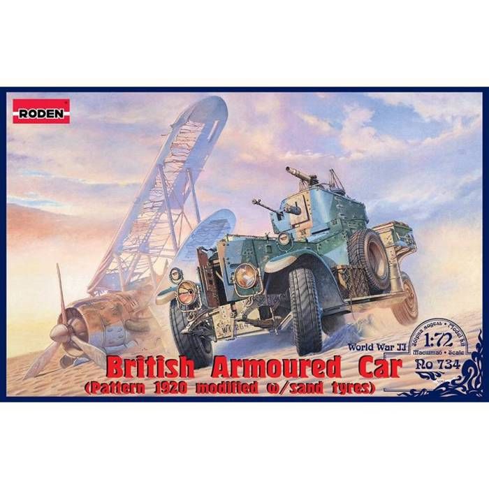 Maquette - RODEN - British Armoured Car Pattern 1920 Mk.ii - Modifié ...