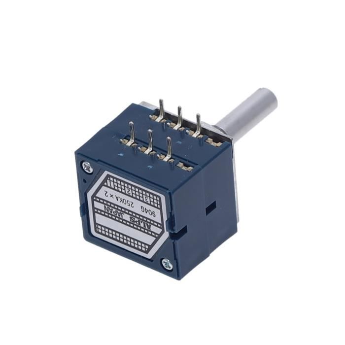 20K Potentiomètre de VOLUME ALPS RK27, double 10 ~ 500KAX2, 10K 20K 50K ...