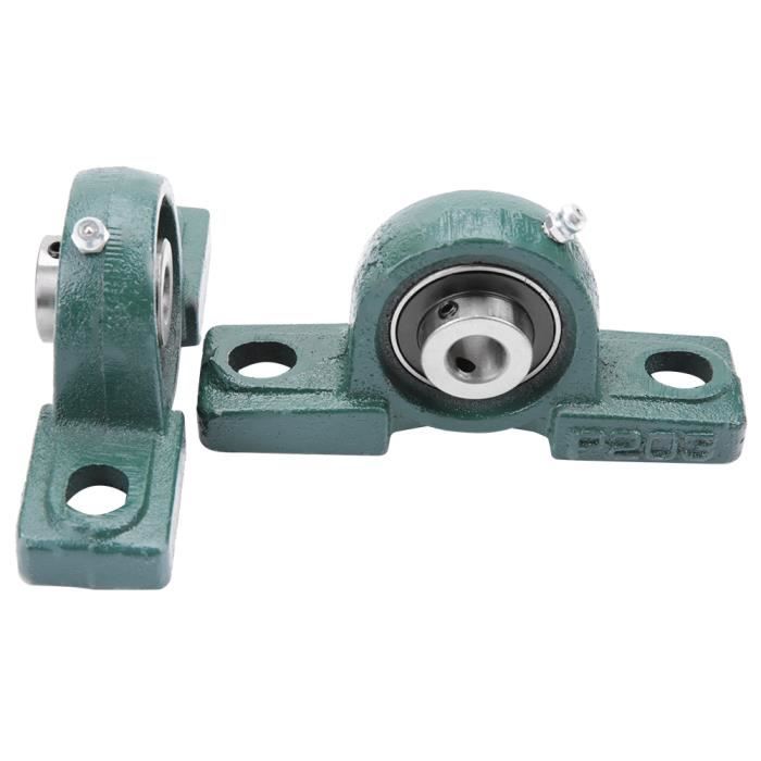 Roulement de bloc d'oreiller, 20mm 2pcs roulement à billes Roulement de bloc d'oreiller 20mm ...