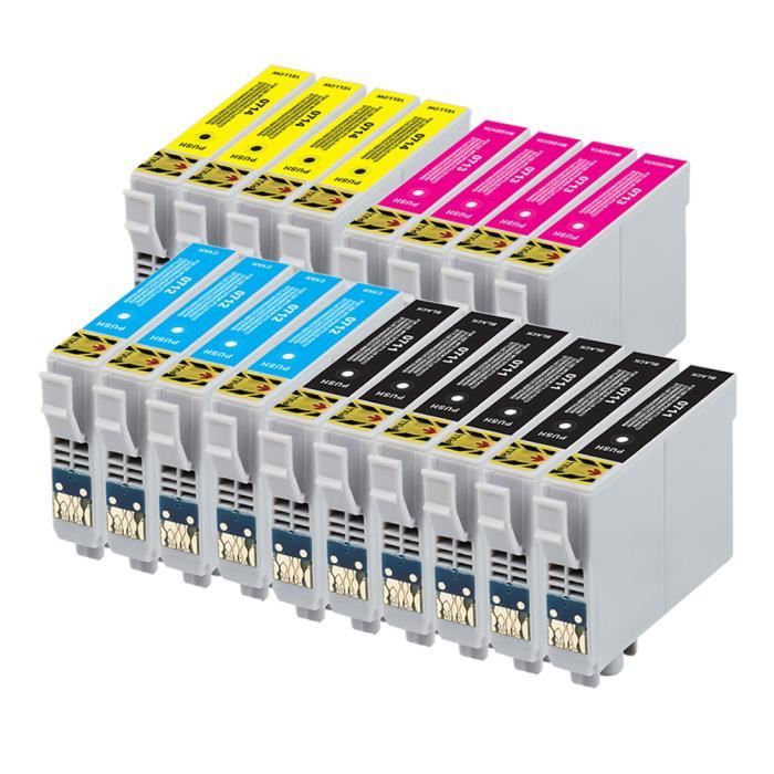 18 encre cartouches pour Epson DX8450 DX9450 S20 SX100 SX105 SX200 ...