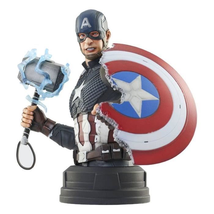 Mini-buste - GENTLE GIANT - Captain America - 15 cm - Multicolore ...