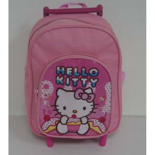 MINI TROLLEY HELLO KITTY Rose - Cdiscount Bagagerie - Maroquinerie