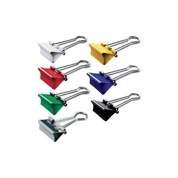 Pince double clip - MAUL - 213 - Noir - (L)41 mm - Écartement 19 mm ...