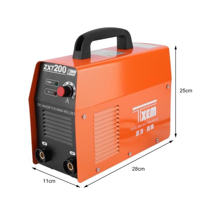 220V ZX7-200 Poste à souder Machine à souder électrique miniature de ménage de noyau de cuivre ...