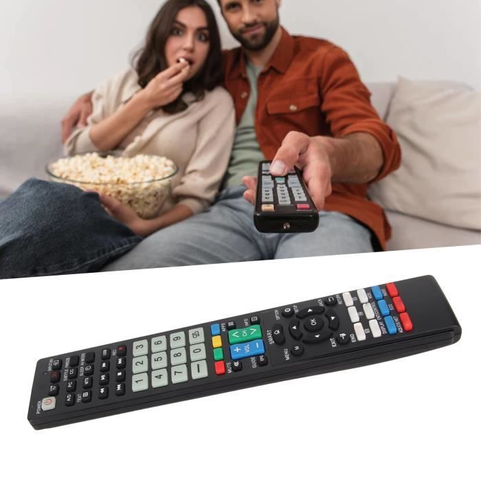 Qiilu Télécommande TV Universelle de Remplacement Compatible Toutes ...