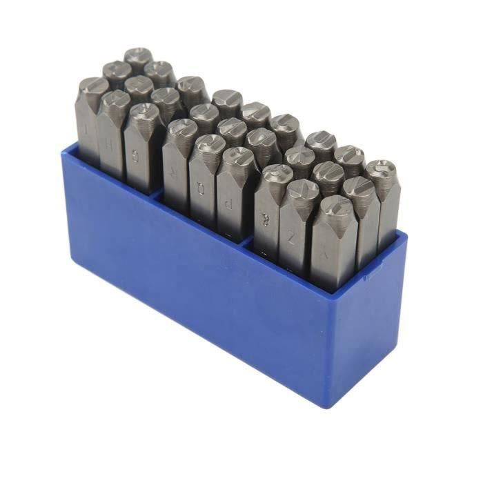 SUNGOD-Ensemble de poinçons de lettres en acier Jeu de poinçons à ...