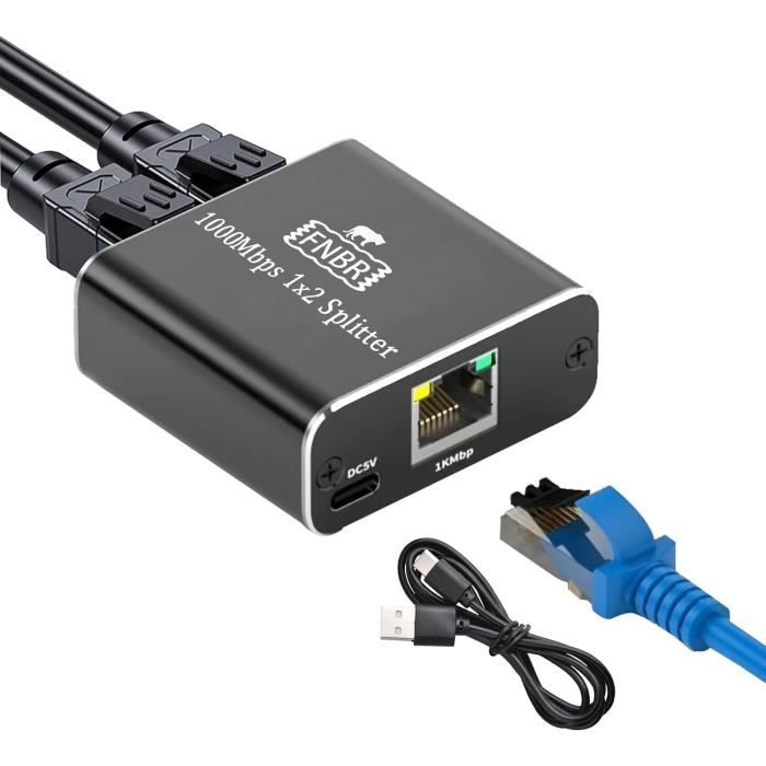 Switch Ethernet Hub Rj45 Switches Et Hubs Réseau Repartiteur Cable ...