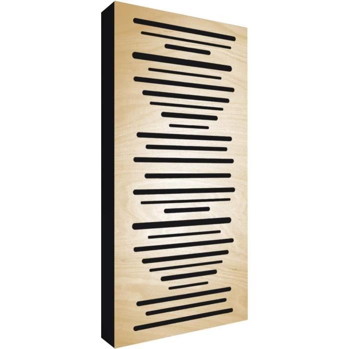 Addictive Sound Panneau Acoustique Mural 'AbFuser WOOD' 100x50x11cm - Diffuseur Acoustique Bois ...