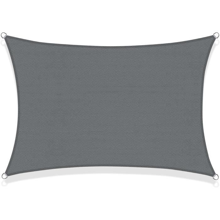 SUNNY GUARD Voile d'ombrage Rectangulaire 2x4m Respirant Toile Ombrage ...