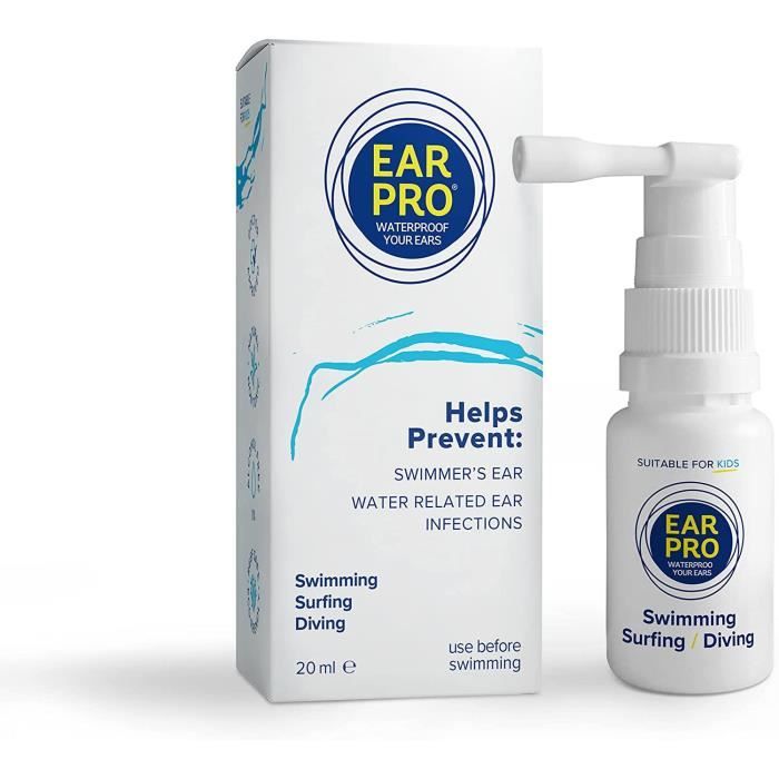 Ear Pro Natural Swimmer's Spray les gouttes pour les oreilles sont un ...