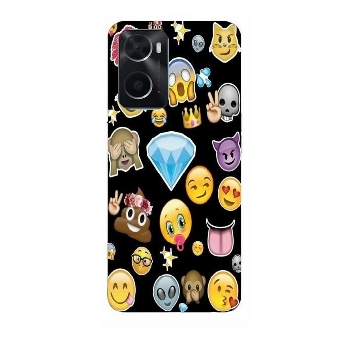 Coque Oppo A76 emojii multi smiley emoticone - Cdiscount Téléphonie