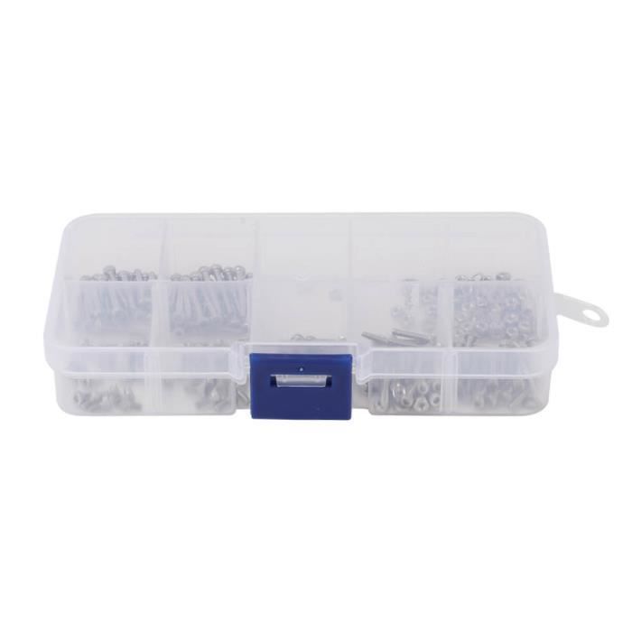 CHE 300 pcs M2 Hex Socket En Acier Inoxydable SS304 Vis Boulon Écrou ...