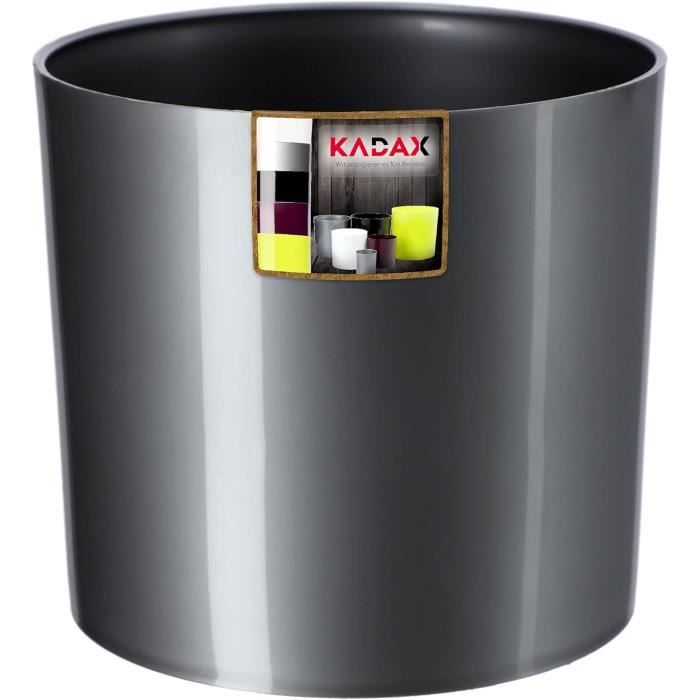 Pot De Fleurs En Plastique Brillant En Forme Cylindrique 13 Couleurs ...