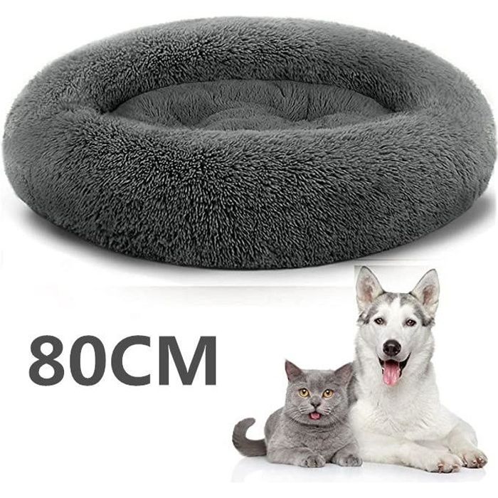 XJYDNCG 80*80CM - Lit Rond Extra Large Pour Chats Et Chiens Extra ...