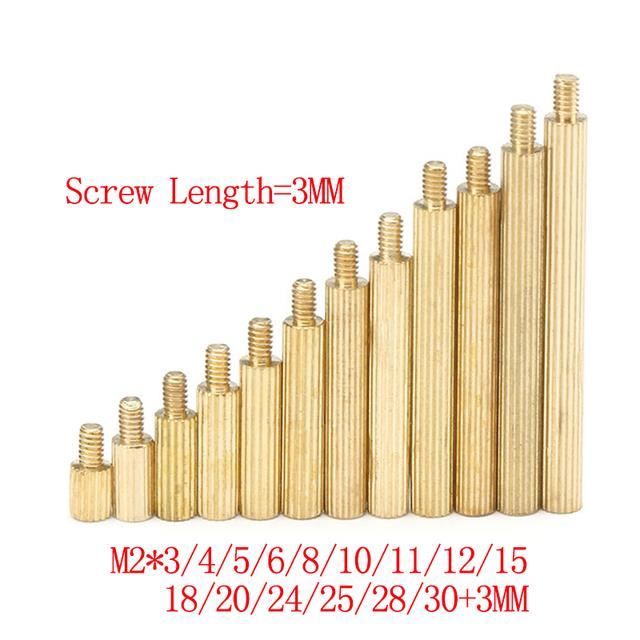 VIS,30mm--Pilier fileté en laiton pour carte mère PCB, vis à boulon ...