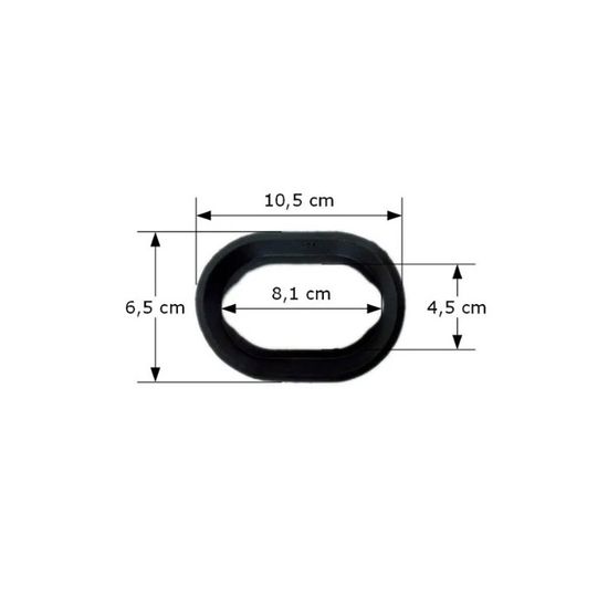 Joint de bride ovale pour chauffe-eau 10/15/30L - ARISTON - 65100282 ...