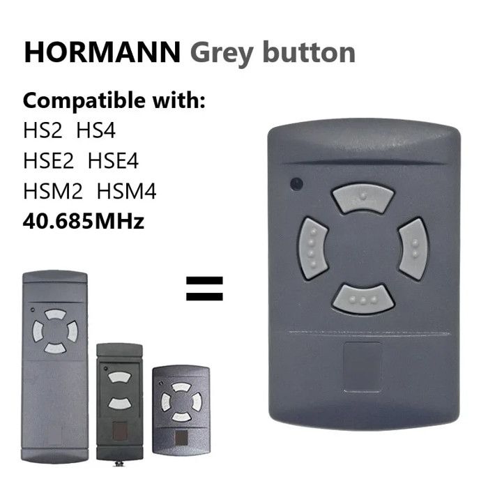 HORMANN 40 685 mhz HS4 HSE2 HSM4 Porte De Garage Télécommande ...