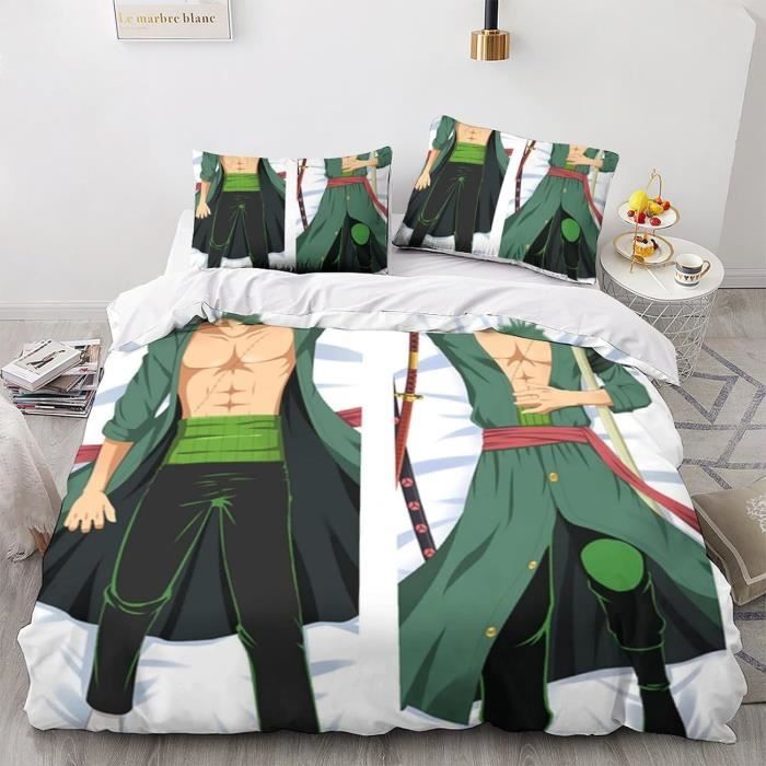 Roronoa Zoro Parure De Lit Avec Housse De Pirate Hunter Couette En ...