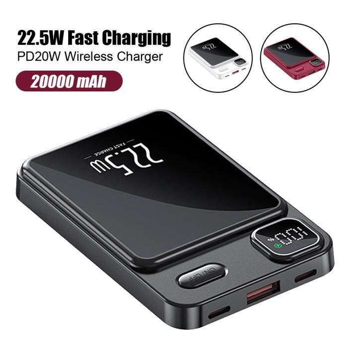 Batterie Externe - JOYFAN - 20000 mAh - Charge Rapide 22.5W - Charge ...