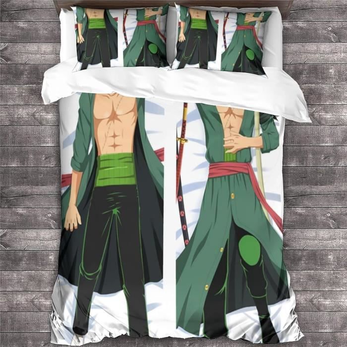Roronoa Zoro Parure De Lit Avec Housse De Pirate Hunter Couette En ...