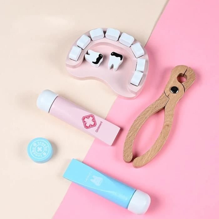 42pcs avec cas - Kit Médical en Bois avec Stéthoscope et Étui de ...