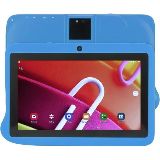 Tablette de Lecture, 5G WiFi Tablette Bleue 7 Pouces 4 Go de RAM 128 Go ...
