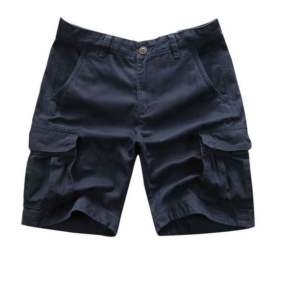 Homme Bermuda été Coupe Droite Bermudas Sport Cargo Camouflage Multi ...