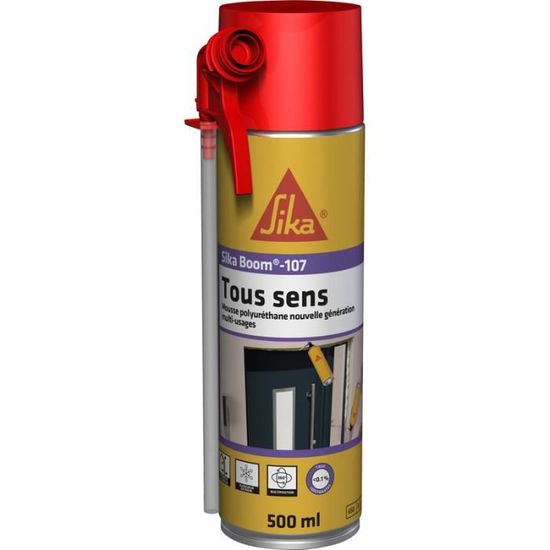 MOUSSE PU SIKA BOOM 107 TOUT SENS 500ML - Cdiscount Bricolage