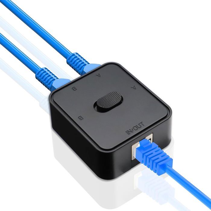 Commutateur Ethernet 2 ports, réseau LAN Switch 2 ports avec ...