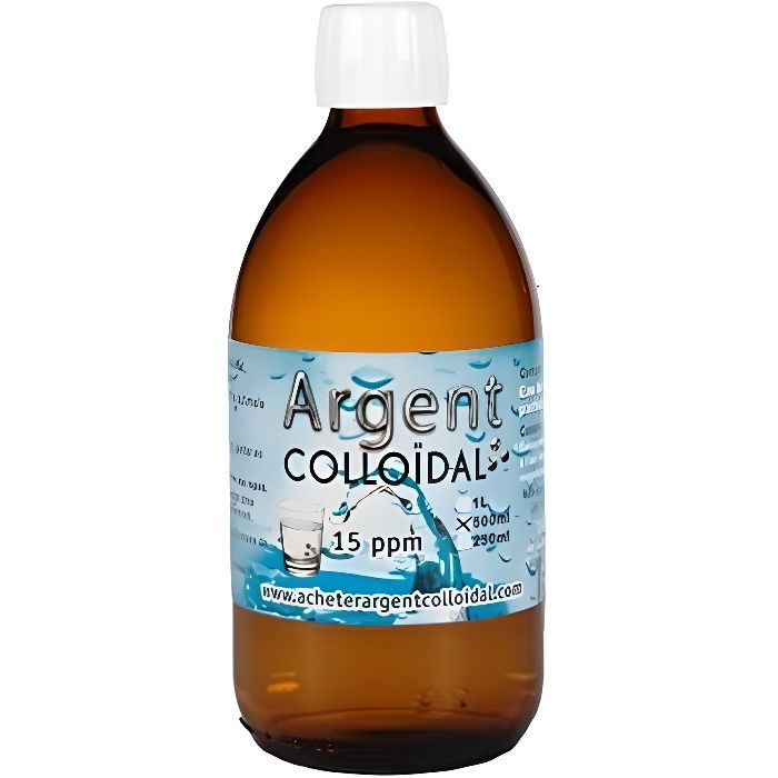 ARGENT COLLOIDAL 15 PPM FRANCE COLLOIDAL 250 ml - Cdiscount Au quotidien
