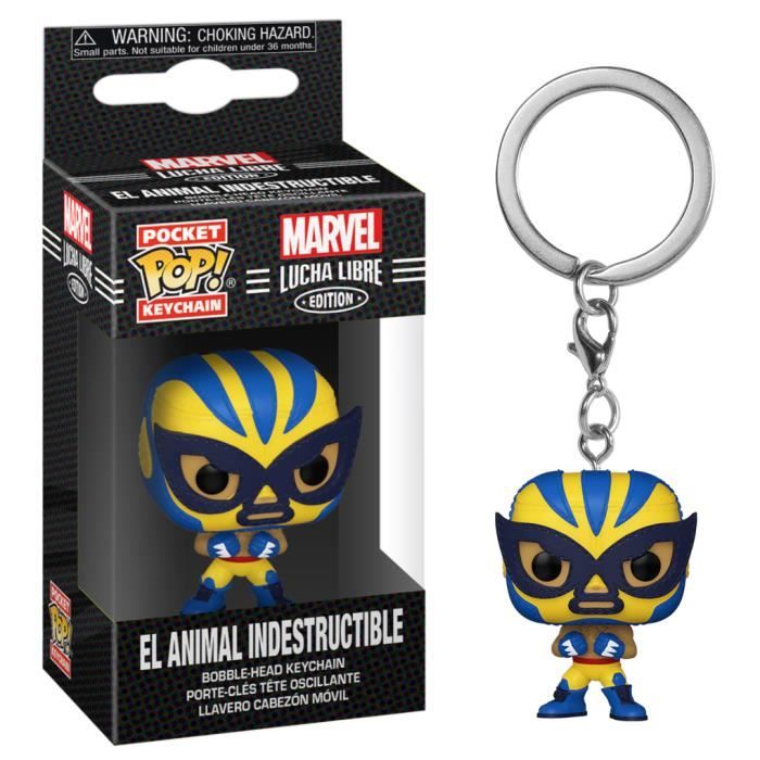 MARVEL - Pocket Pop Keychains - Lucha Libre Wolverine - 4cm - Cdiscount ...