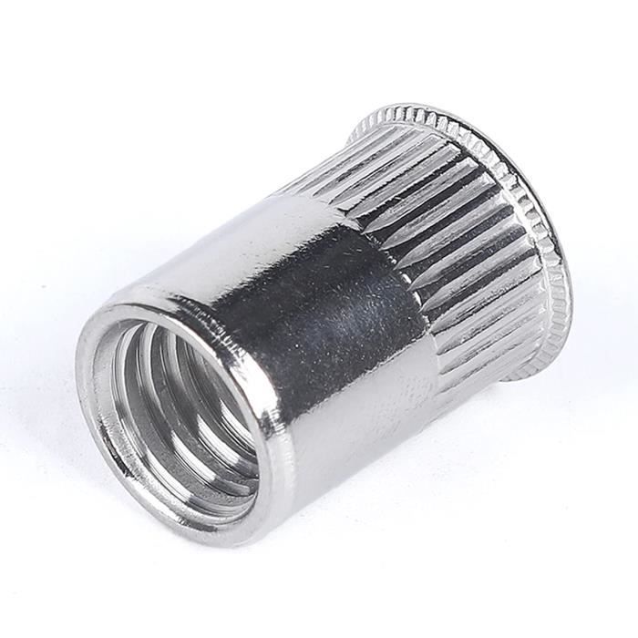 Lot De 40 Écrous À Riveter M6 A2-70 En Acier Inoxydable - Tête Plate ...