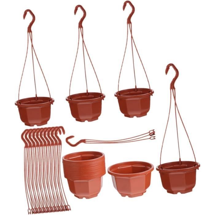 15 Ensembles Pot De Fleur Jardinières Murales Pots Suspendus Pour ...
