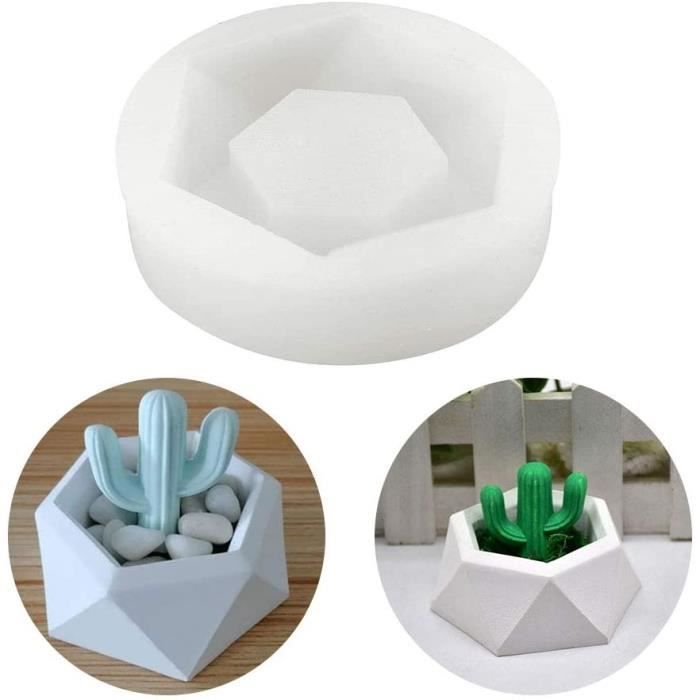Moule en Silicone pour Plante Pot De Fleurs - A775 - Blanc - Cdiscount ...