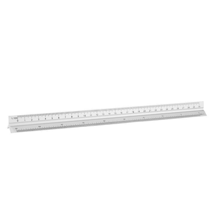 Regle - equerre,Règle technique de Triangle en Aluminium,30cm,règle ...