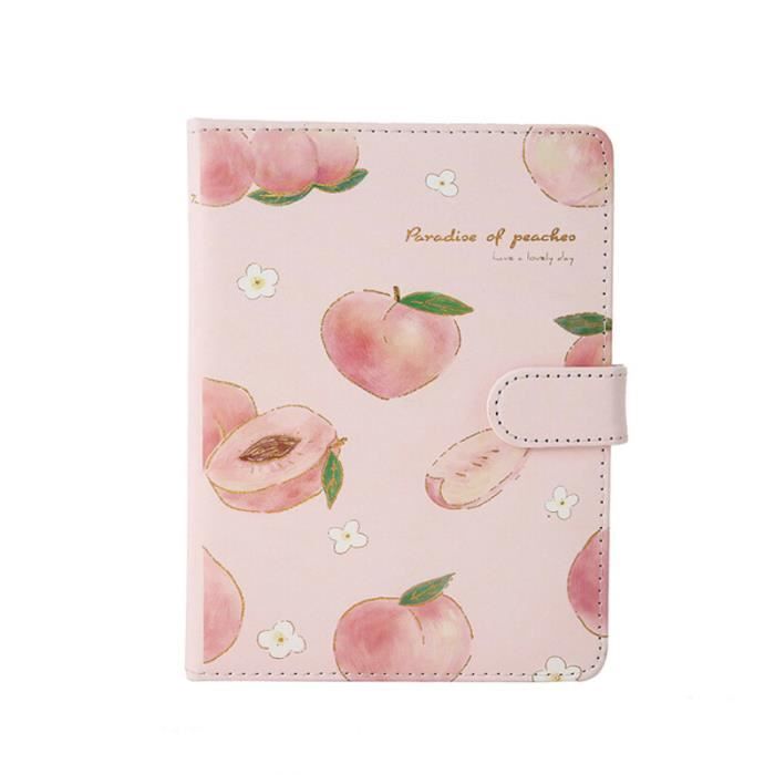 Feuillet mobile,Journal intime rose pêche mignon Kawaii,carnet de ...