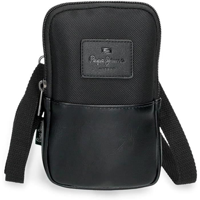 Sander Sac À Bandoulière Mobile Holder Noir 10,5X18X2 Cm Polyester Avec ...