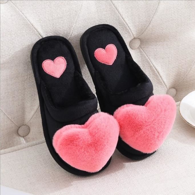 Pantoufle Hiver Femme Confortable et Élégante - KJEHOME - Rose - Design ...