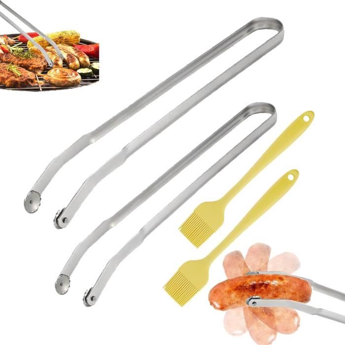 Pince grillup,pince magique barbecue,pince à retourner les saucisse ...