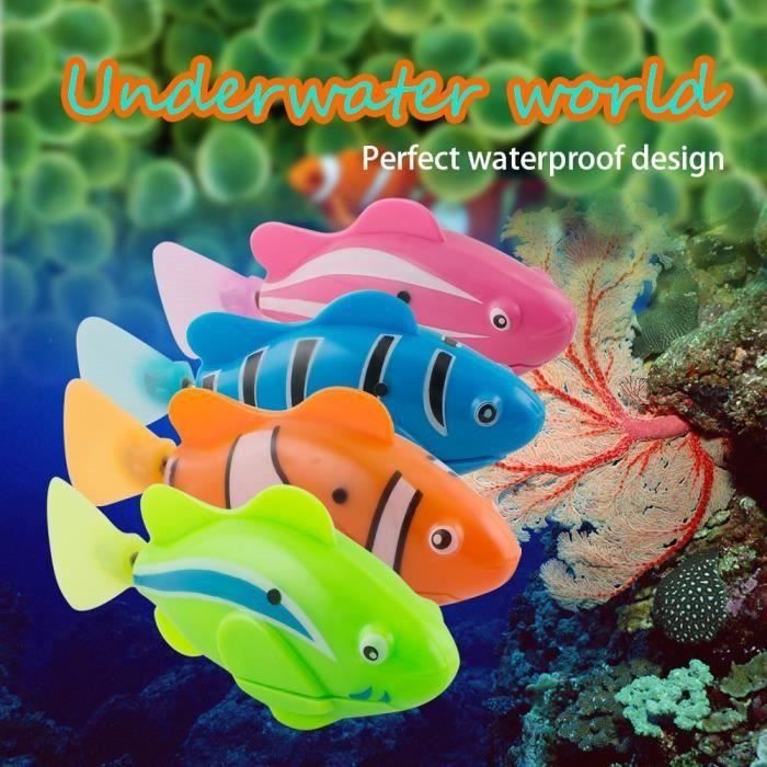 SHENGLU-4 PCS Poisson clown intelligent Activé dans l'eau magique jouet ...