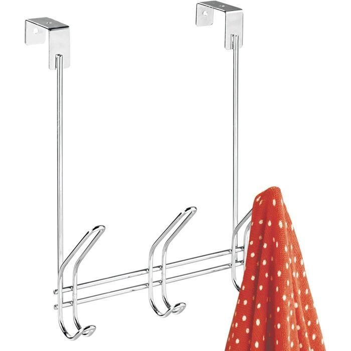 InterDesign Classico patère pour porte avec 3 crochets, porte manteau ...