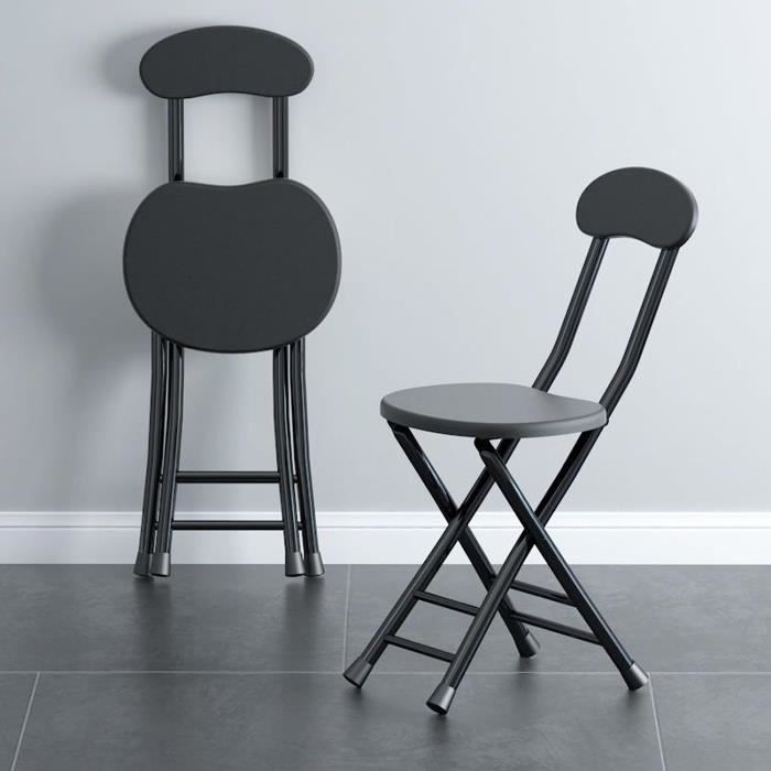Tabouret De Bar Pliant, Chaises Pliantes Avec Dossier, Tabouret Pliant ...
