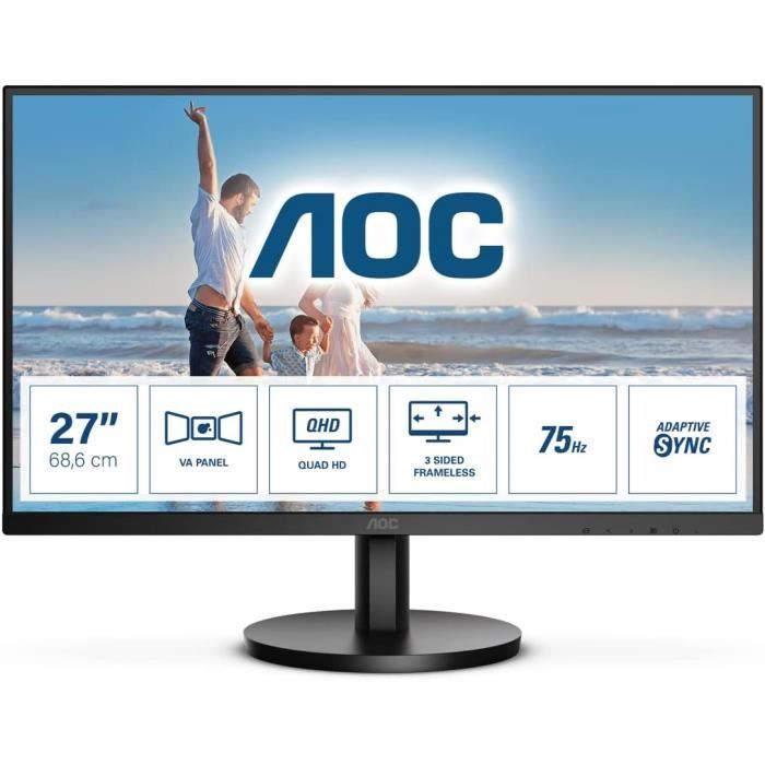 Q27B3Ma - Moniteur 27 Pouces Qhd, Haut-Parleurs, Adaptive Sync (2560X1440, 75 Hz, Hdmi ...