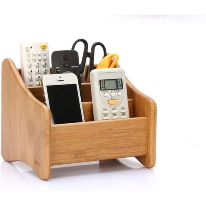 Boîte De Rangement Bureau Maison Organisateur Boîte De Télécommande ...