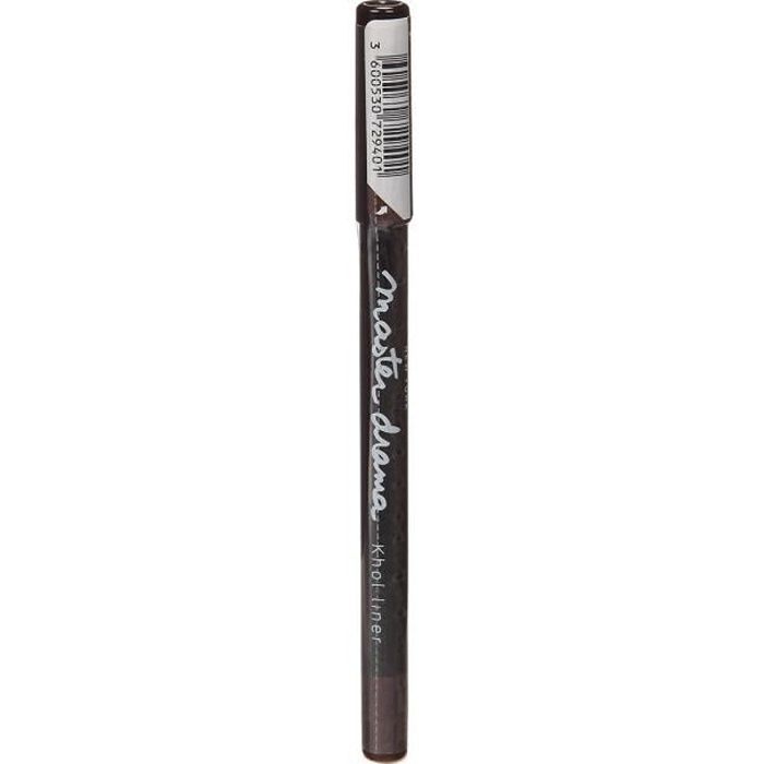 MAYBELLINE Crayon Master Drama Khol Liner - Brun - Cdiscount Au quotidien
