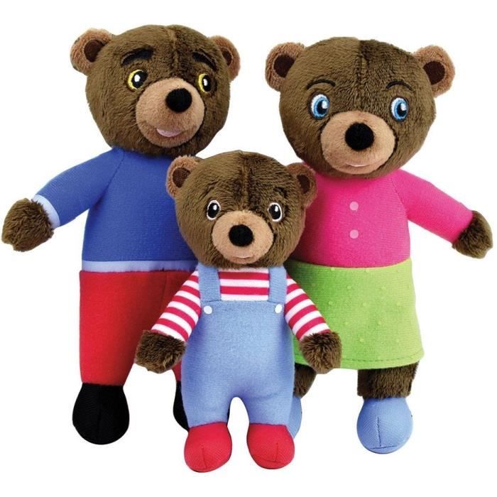 Coffret peluche - PETIT OURS BRUN - JEMINI - Famille : Maman ours, Papa ...